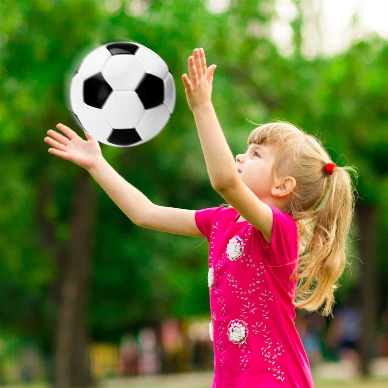 Innotoys Kids Soccer Ball Size 3 classic black white Toddler Soccer ...