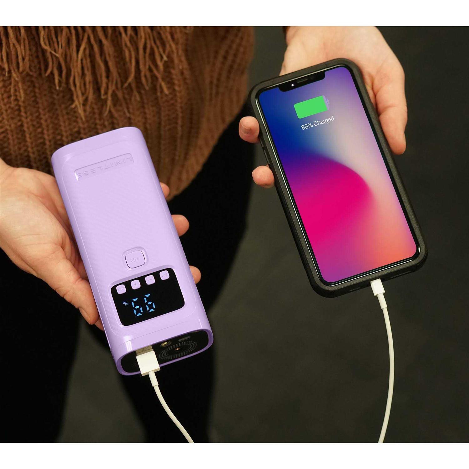 Limitless AirPro Portable Air Compressor &Power Bank - Sports Supplies ...