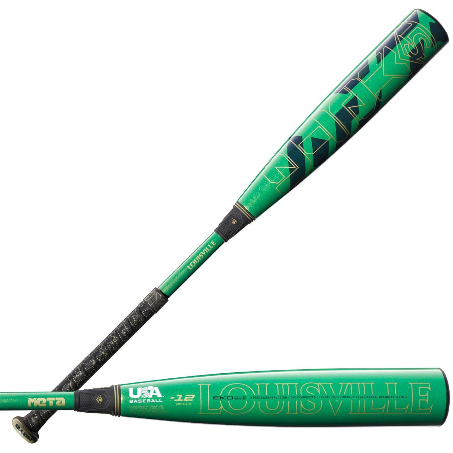 Louisville Slugger 2023 Meta USA Baseball Bat - Sports Supplies Online ...