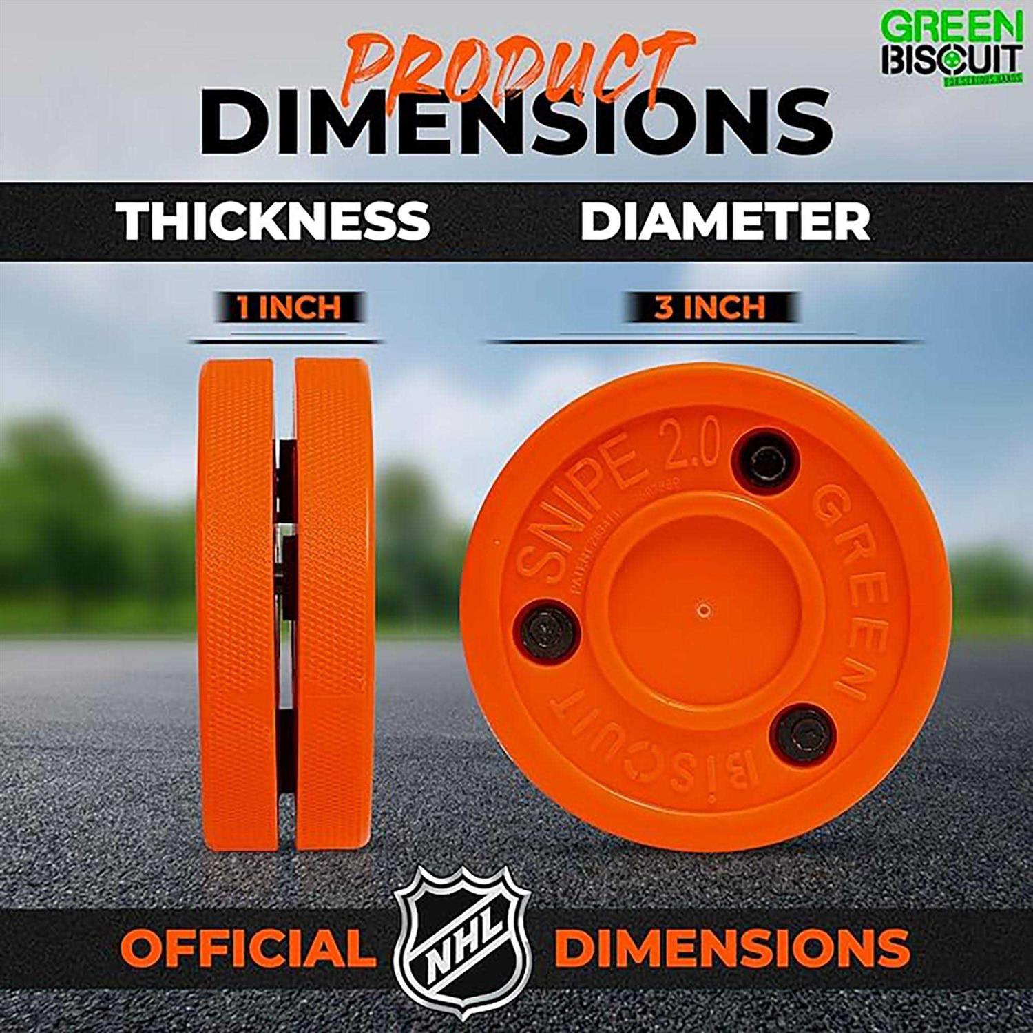 Green Biscuit Puck - Sports Supplies Online Store