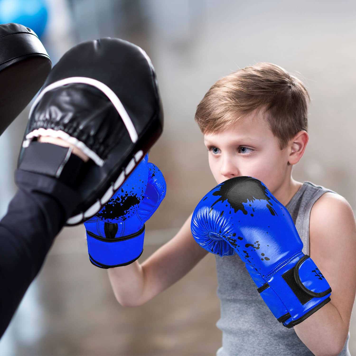 Grosee Kids Boxing Glove 6oz 8oz, Youth, Boys and Girls Training ...