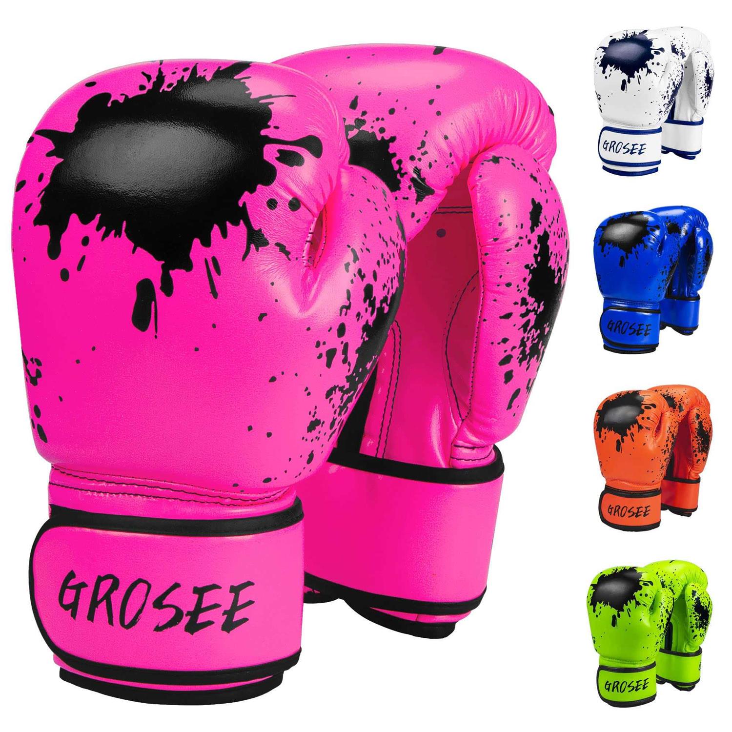 Grosee Kids Boxing Glove 6oz 8oz, Youth, Boys and Girls Training ...