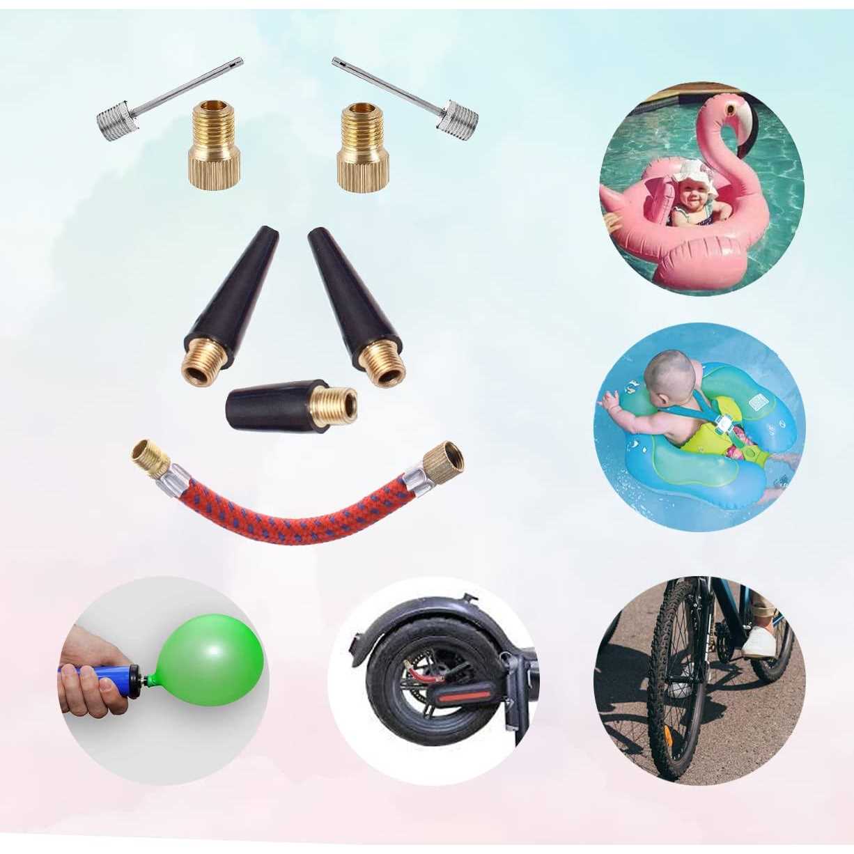 Presta Valve Adapter Air Compressor Presta to Schrader Valve Pump ...