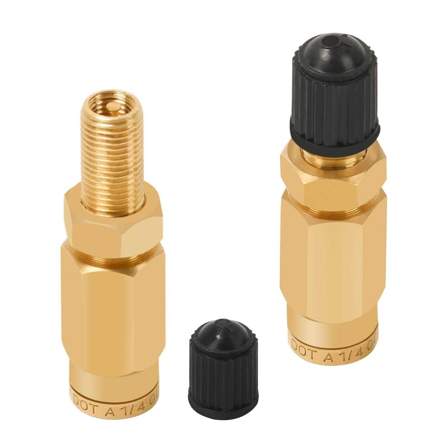 Cheemuii 1/4 Inflation Schrader Valve with Push to Connect for 1/4 OD ...