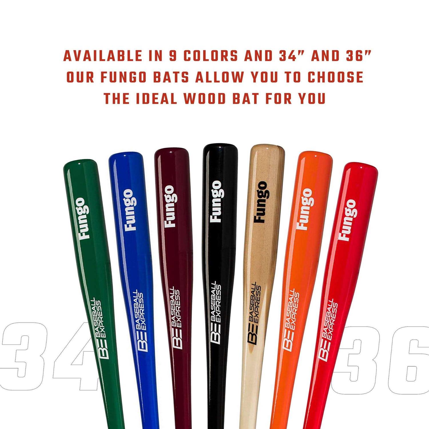 Baseball Express Wood Fungo Bat - Sports Supplies Online Store