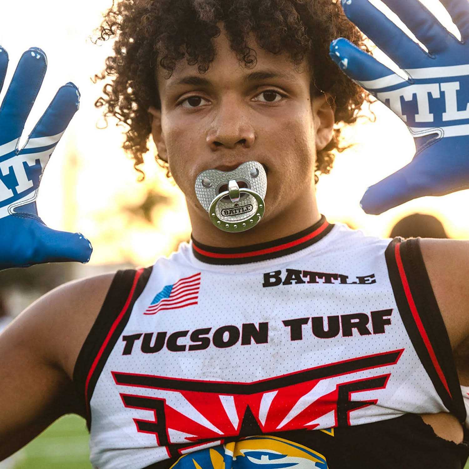 Battle Sports Oxygen Binky Football Mouthguard - Sports Supplies Online ...