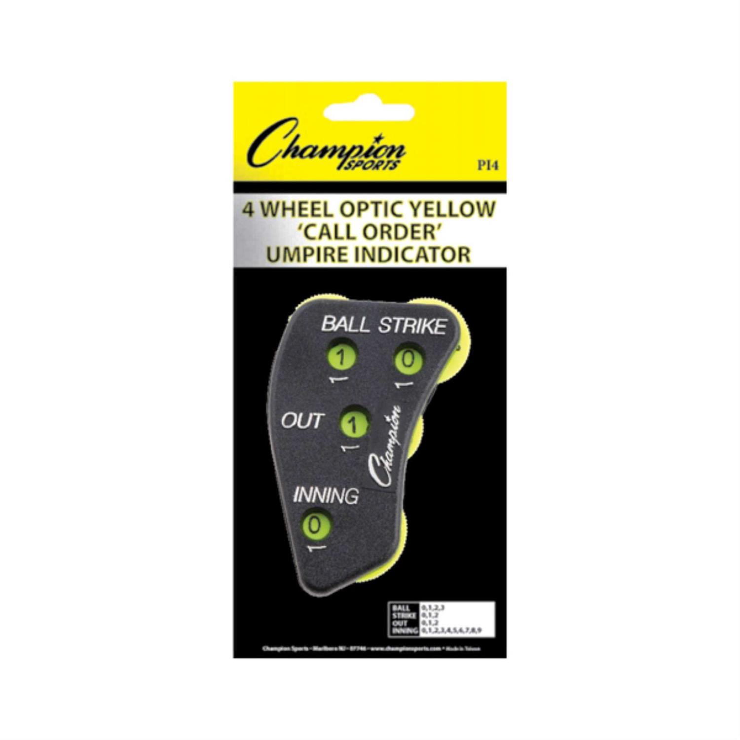 Champion Sports 4 Wheel Umpire Indicator - Sports Supplies Online Store