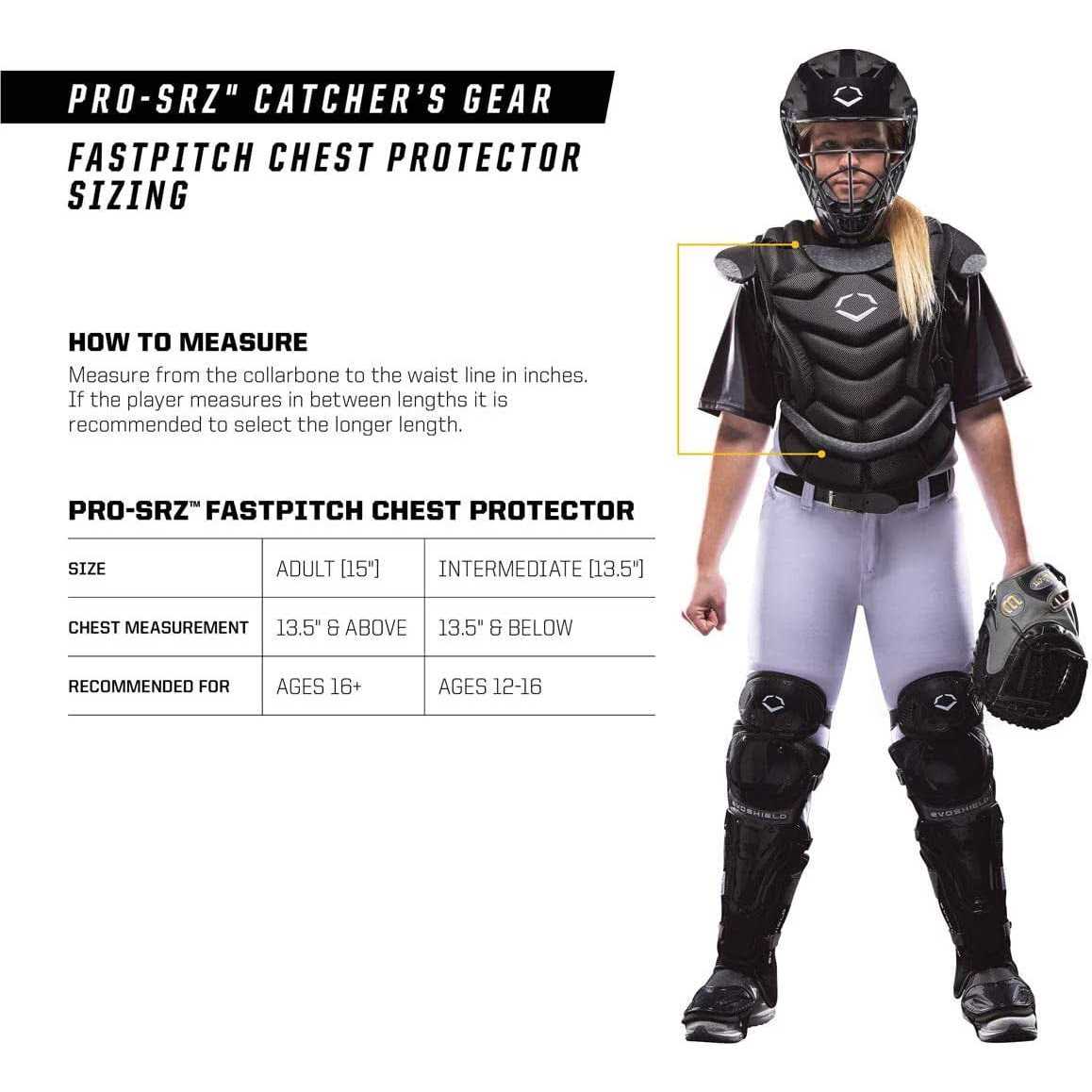 EvoShield PRO-SRZ Catcher's Chest Protector - Sports Supplies Online Store