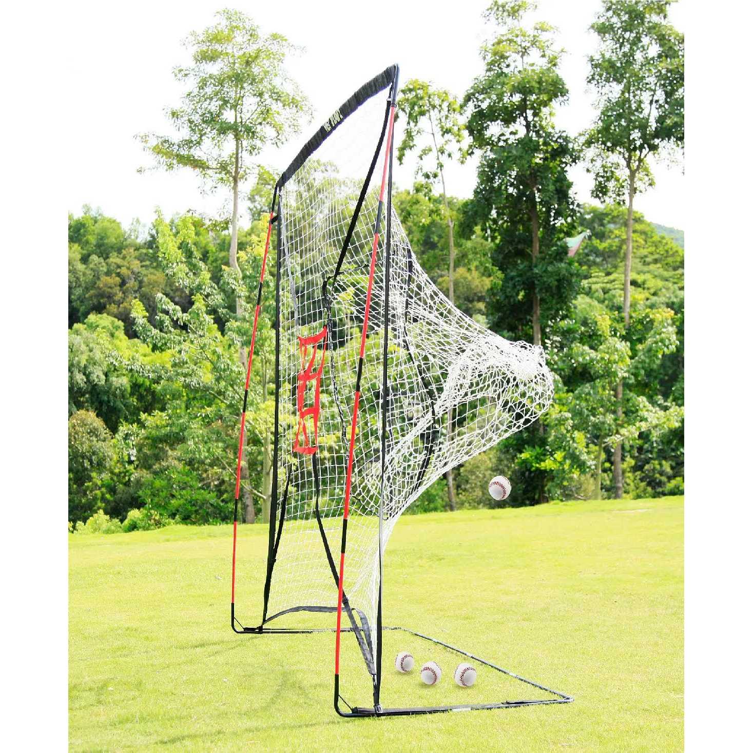 Net Playz Baseball and Softball Practice Pitching Net - Sports Supplies ...
