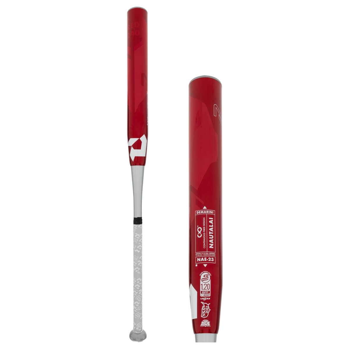 DeMarini Nautalai Red Bat USSSA Slowpitch Softball Bat - Sports ...