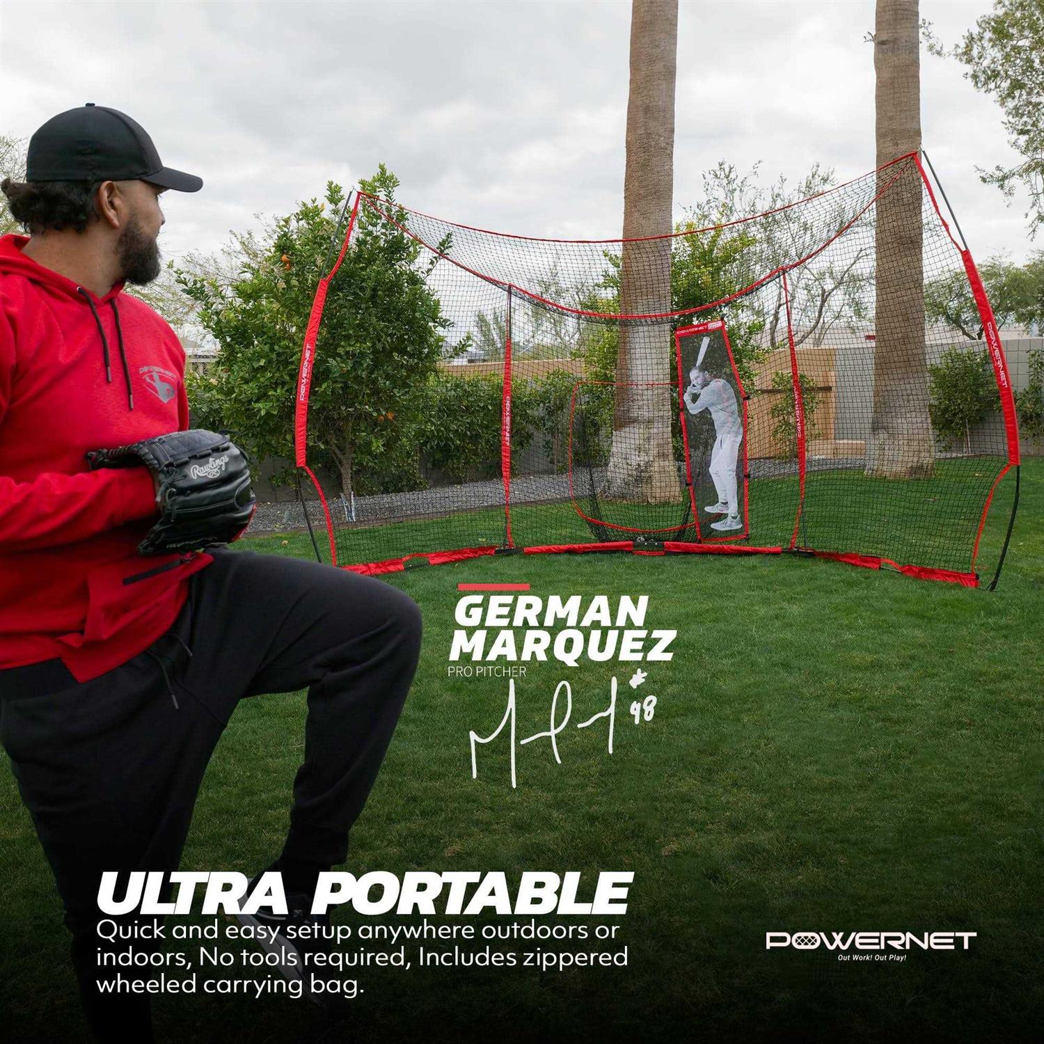 PowerNet Portable Baseball Backstop - Sports Supplies Online Store
