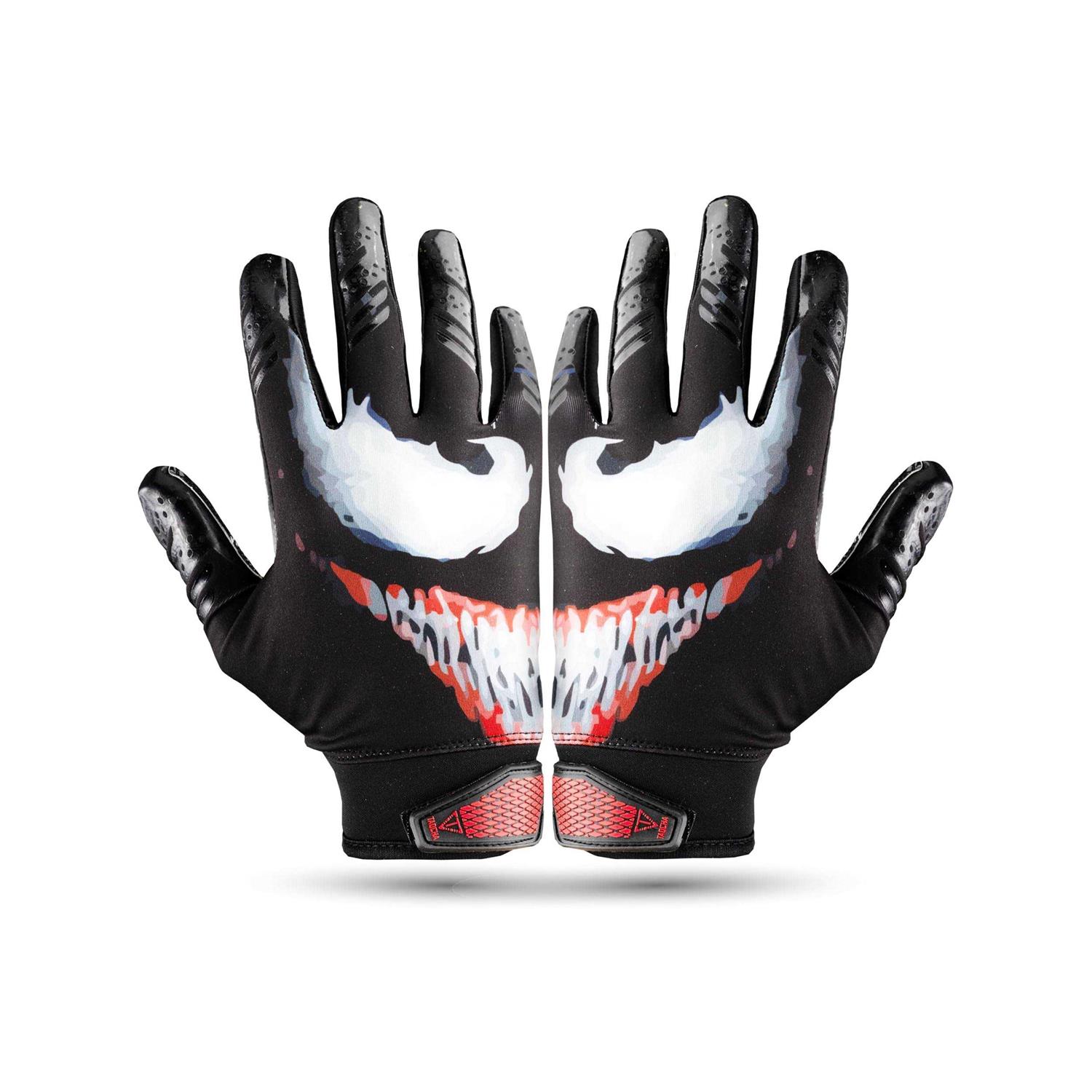 Eternity Gears Villain Football Gloves Pro Elite Super Sticky Receiver ...