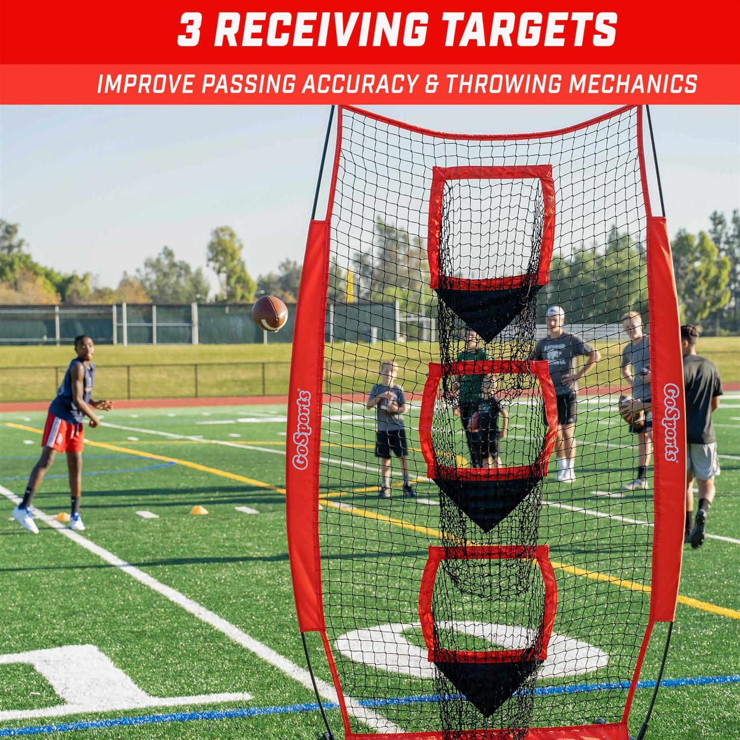 GoSports 8 ft x 4 ft Football Training Vertical Target Net - Sports ...