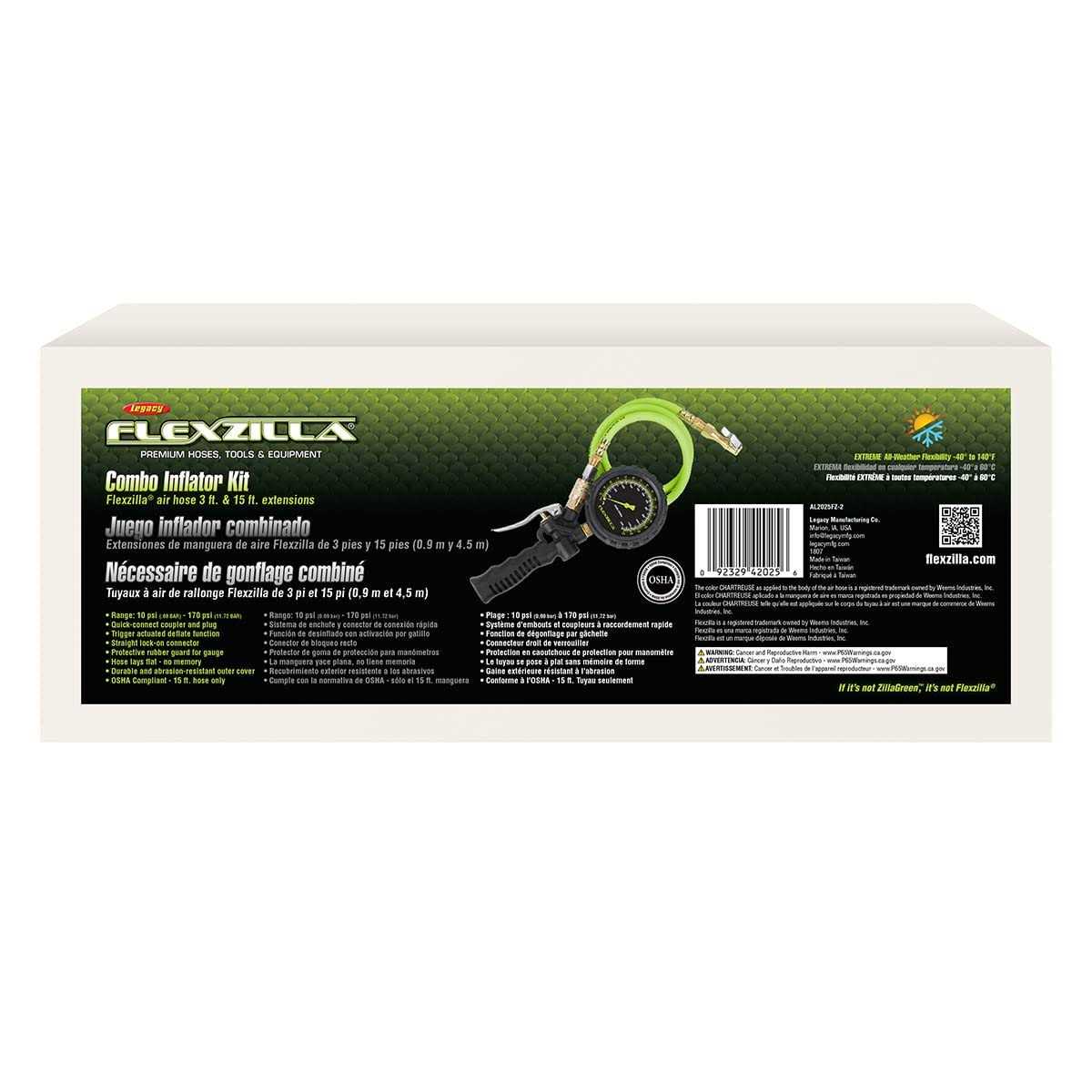 Flexzilla Combo Inflator Kit - Sports Supplies Online Store
