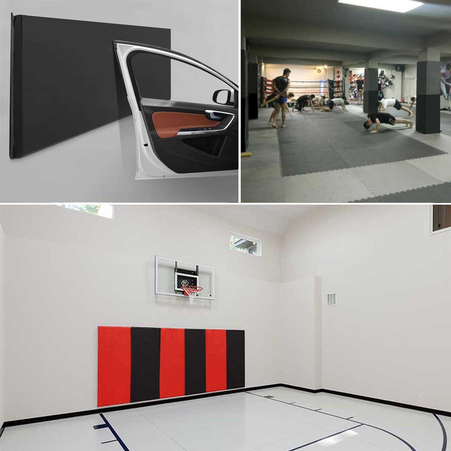 Progoal Wall Thick Foam,gym Basketball-court Garage Protectors ...