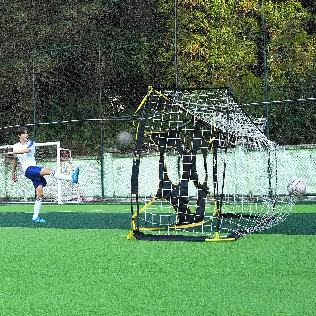PodiuMax 12' x 6' Soccer Goal Target Nets with Highlighted Scoring ...