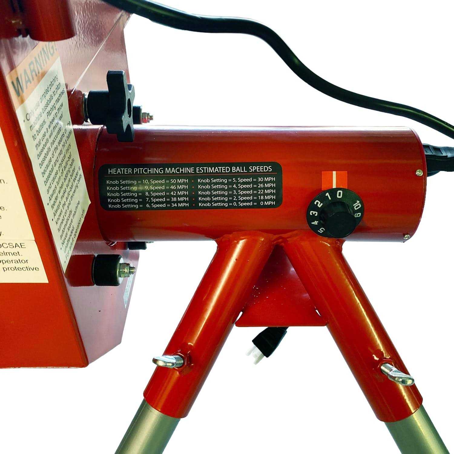 Heater Sports Heavy Duty Baseball Pitching Machine with Bonus Ball ...