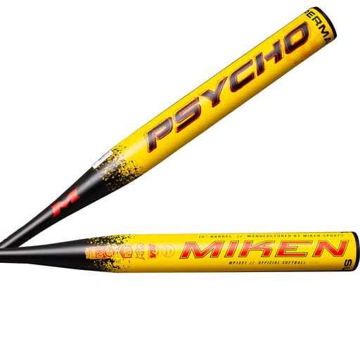 Miken Psycho 13 SuperMax Dual Stamp Slow Pitch Softball Bat - Sports ...