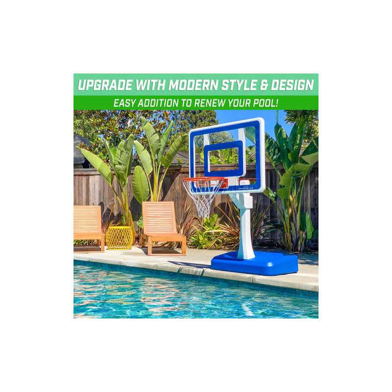GoSports Splash Hoop Elite Swimming Pool Basketball Hoop - Sports ...