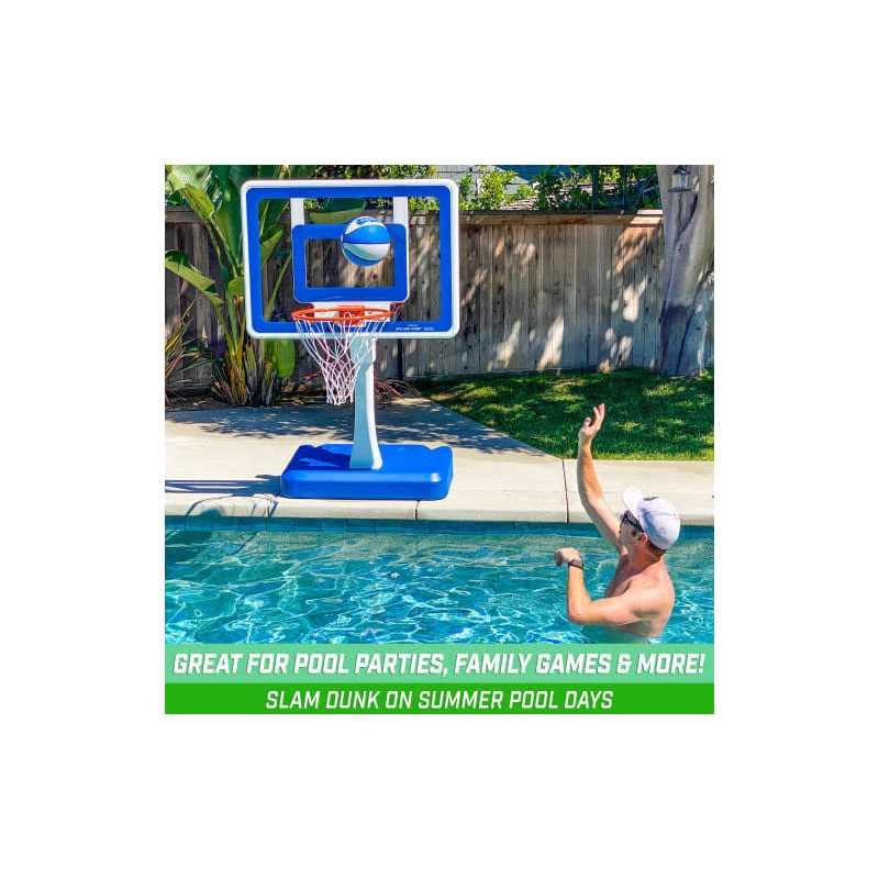 GoSports Splash Hoop Elite Swimming Pool Basketball Hoop - Sports ...