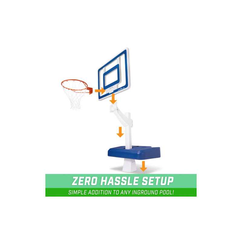 GoSports Splash Hoop Elite Swimming Pool Basketball Hoop - Sports ...
