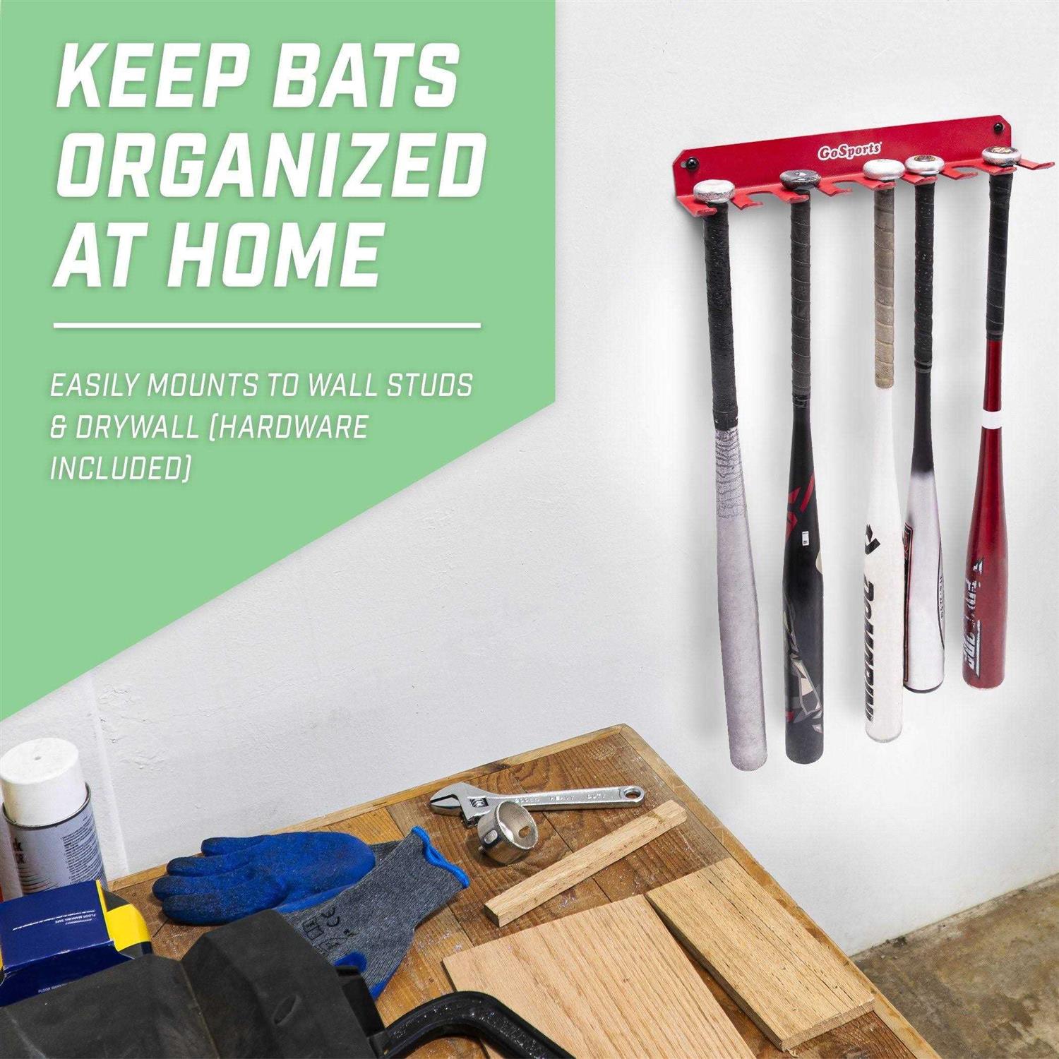GoSports Baseball & Softball Bat Caddy - Sports Supplies Online Store