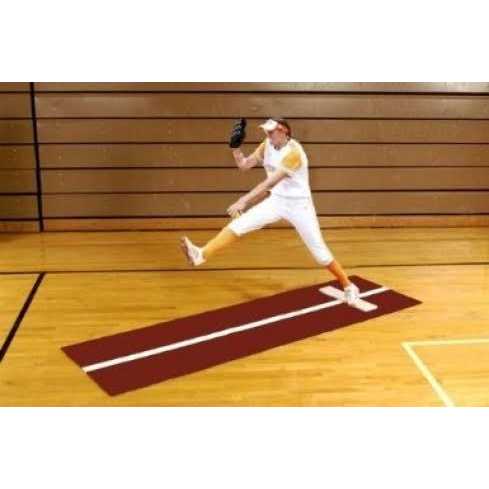 Premium Artificial Turf Softball Pitching Mat 3' x 10' Clay - Sports ...