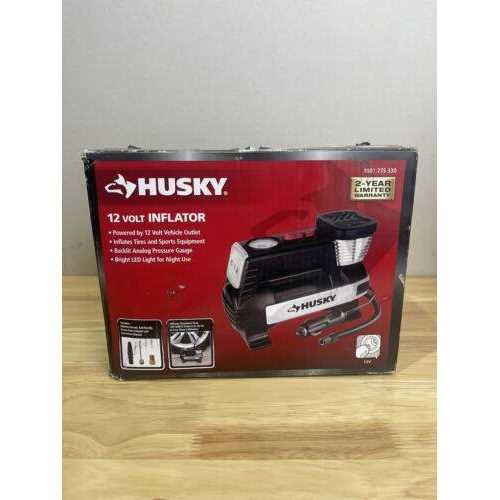 Husky 12-Volt Corded Electric Inflator - Sports Supplies Online Store