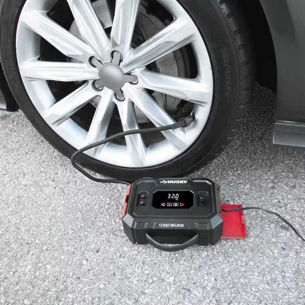 Husky 12-Volt Corded Electric Inflator - Sports Supplies Online Store