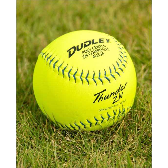 Dudley 12 USSSA Thunder ZN Pro-M Stamp Slowpitch Softball -12 Pack ...