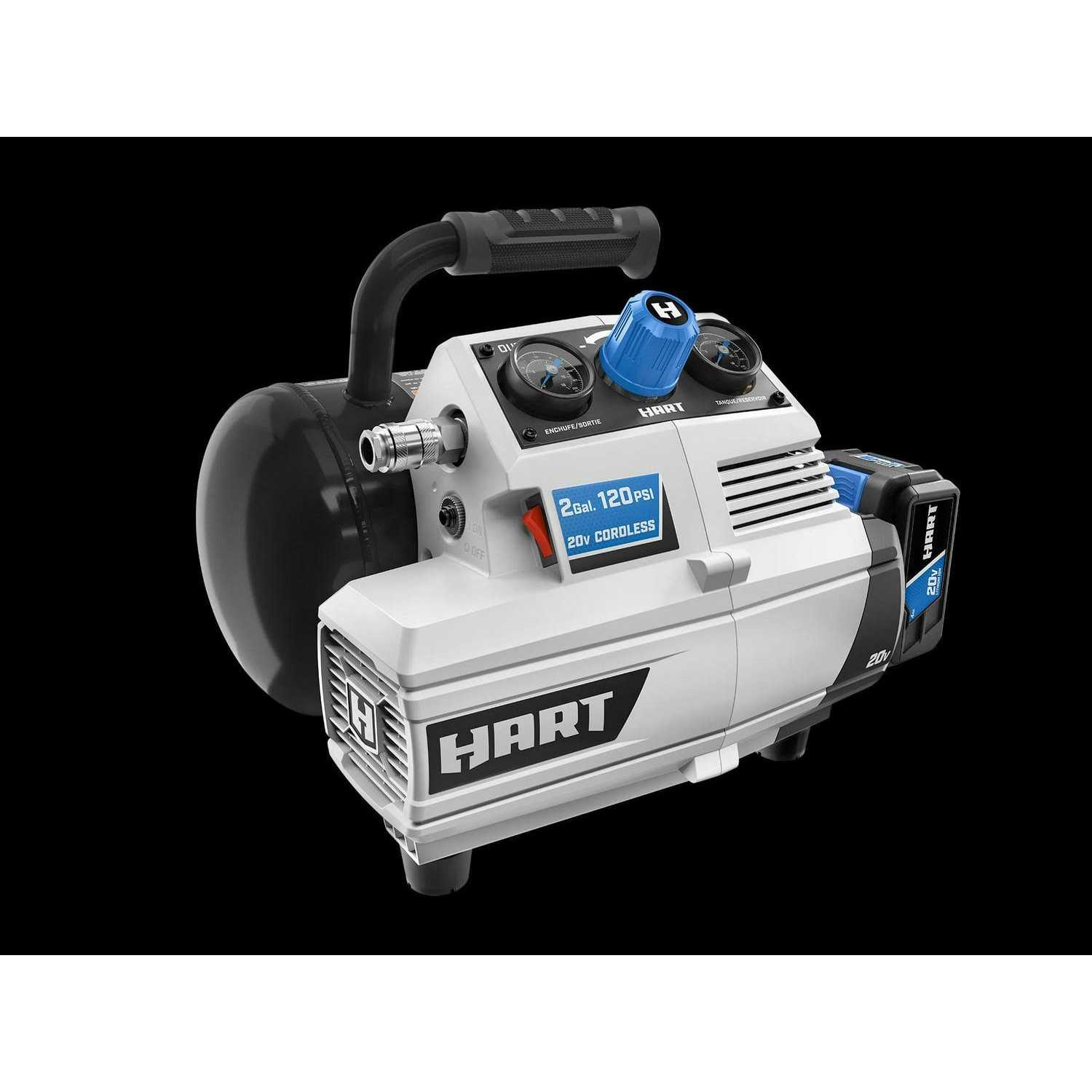 HART 20-Volt 2 Gallon Compressor - Sports Supplies Online Store