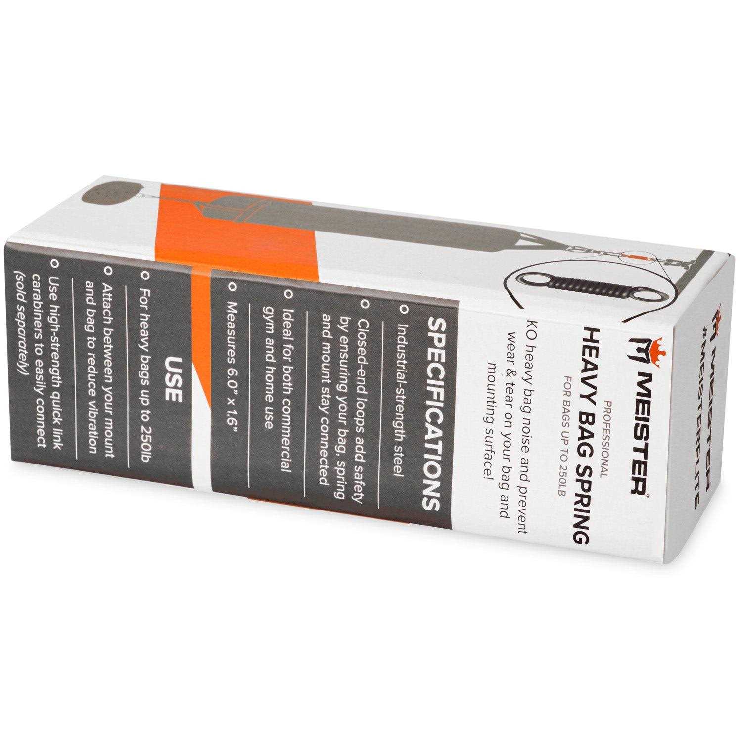 Meister Professional Heavy Bag Spring for Punching Bags up to 250lb ...