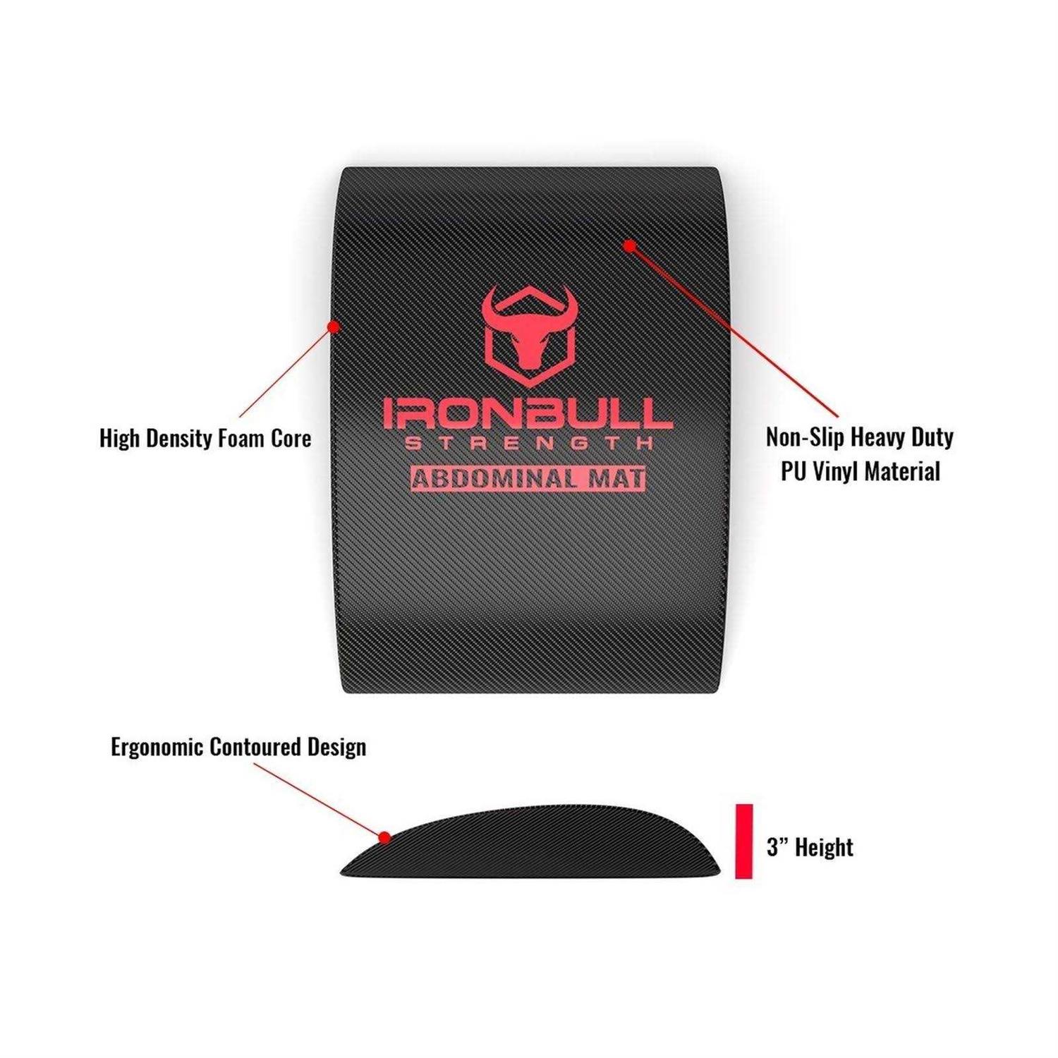 Iron Bull Strength Abdominal Mat for Full Range of Motion Crunches ...