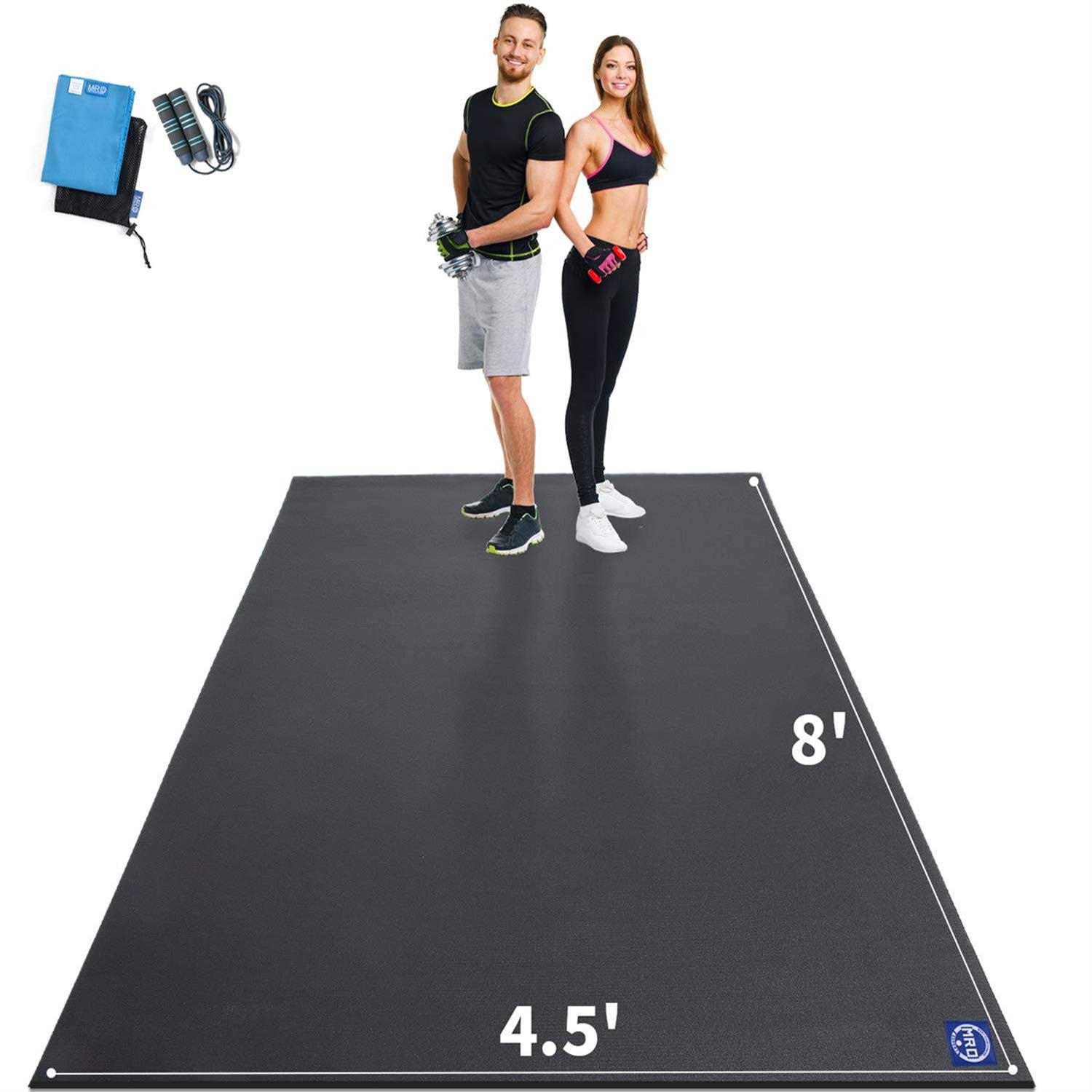 Extra Large Exercise Mat Workout Mats for Home Gym Flooring - Sports ...